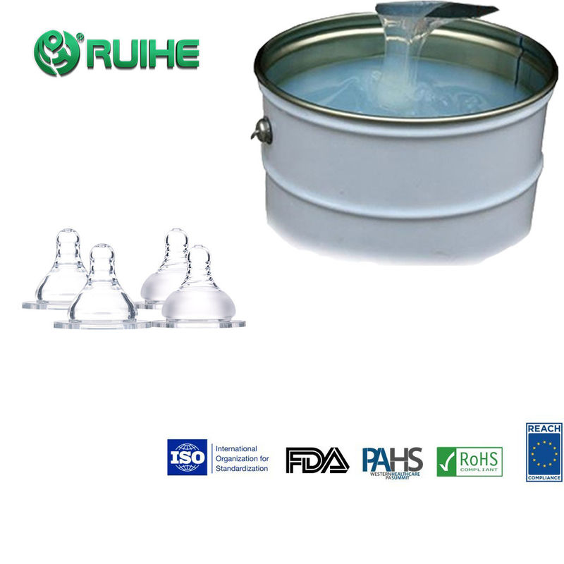 Two Piece High Elongation LSR Liquid Silicone Rubber Fast Curing Time