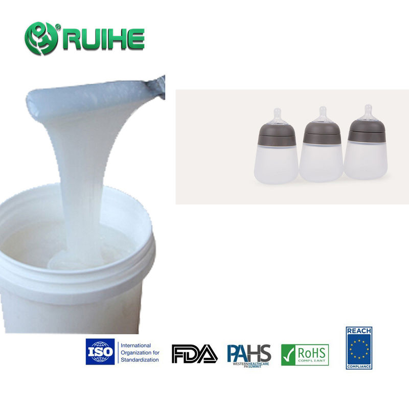 Clear Two Part Liquid Silicone Rubber Odorless High Heat Resistance