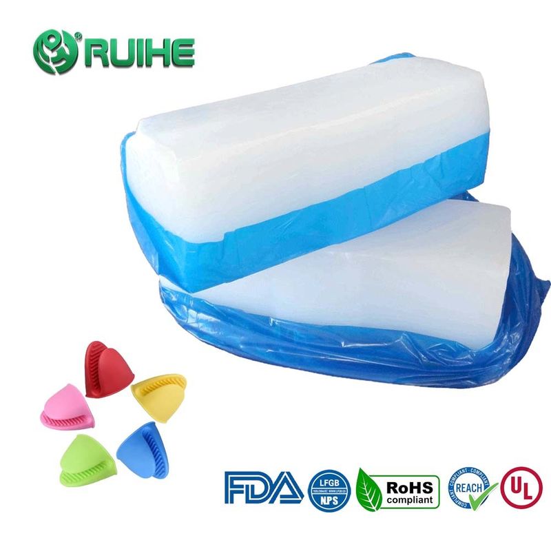 High Translucent Raw Material HCR Silicone Rubber For Gloves