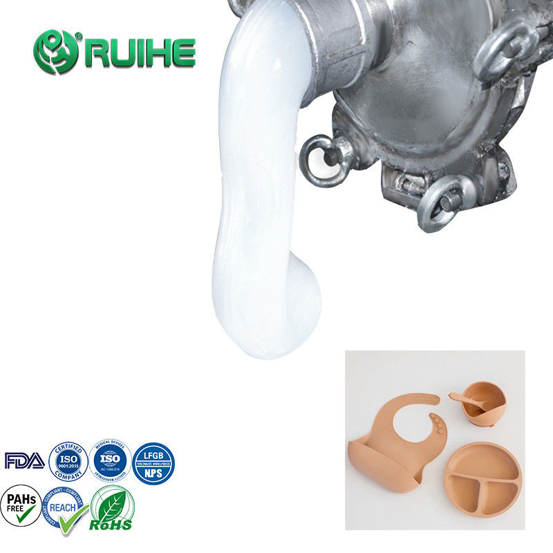 High Transparent Food Grade LSR Liquid Silicone Rubber Baby Utensil