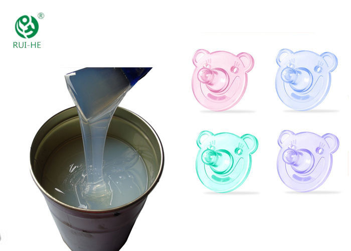 High Transparent Liquid Silicone Rubber / 50 Shore A Liquid Rubber For ...