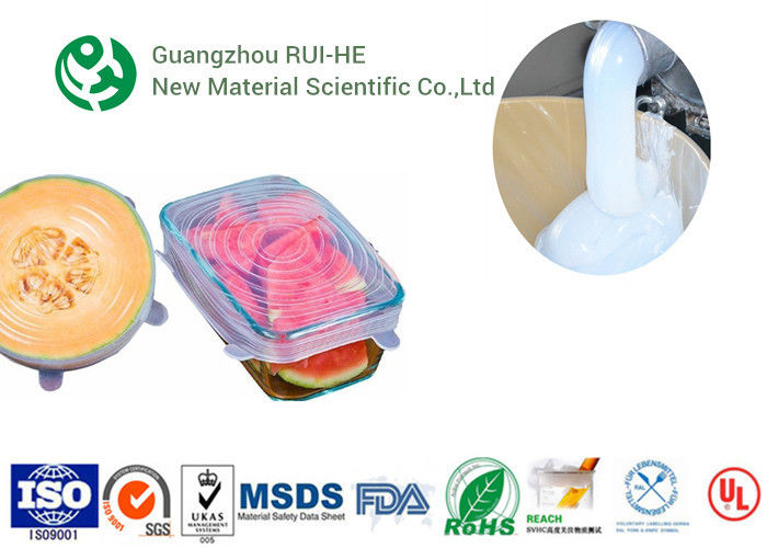 Platium Cure Low Viscosity Silicone Rubber ROHS Certification For Food ...