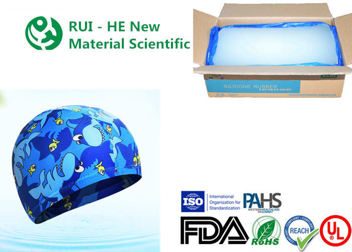 Swimming Caps Solid Silicone Rubber 100 % Purity 1 Year Shelf Life