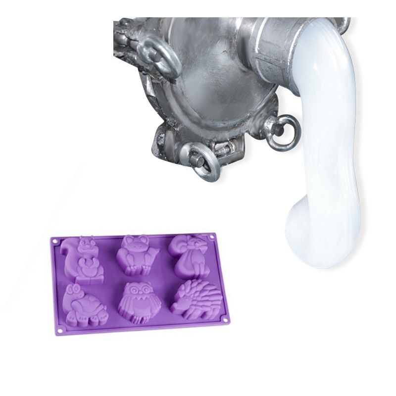 Food Grade Two Part Liquid Silicone Rubber / Silicone Cake Mold DIY ...