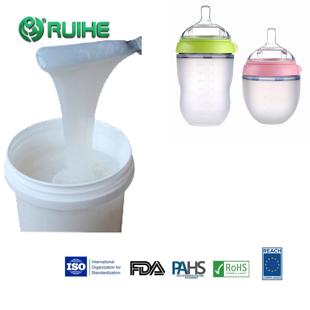 Clear Two Part Liquid Silicone Rubber Odorless High Heat Resistance