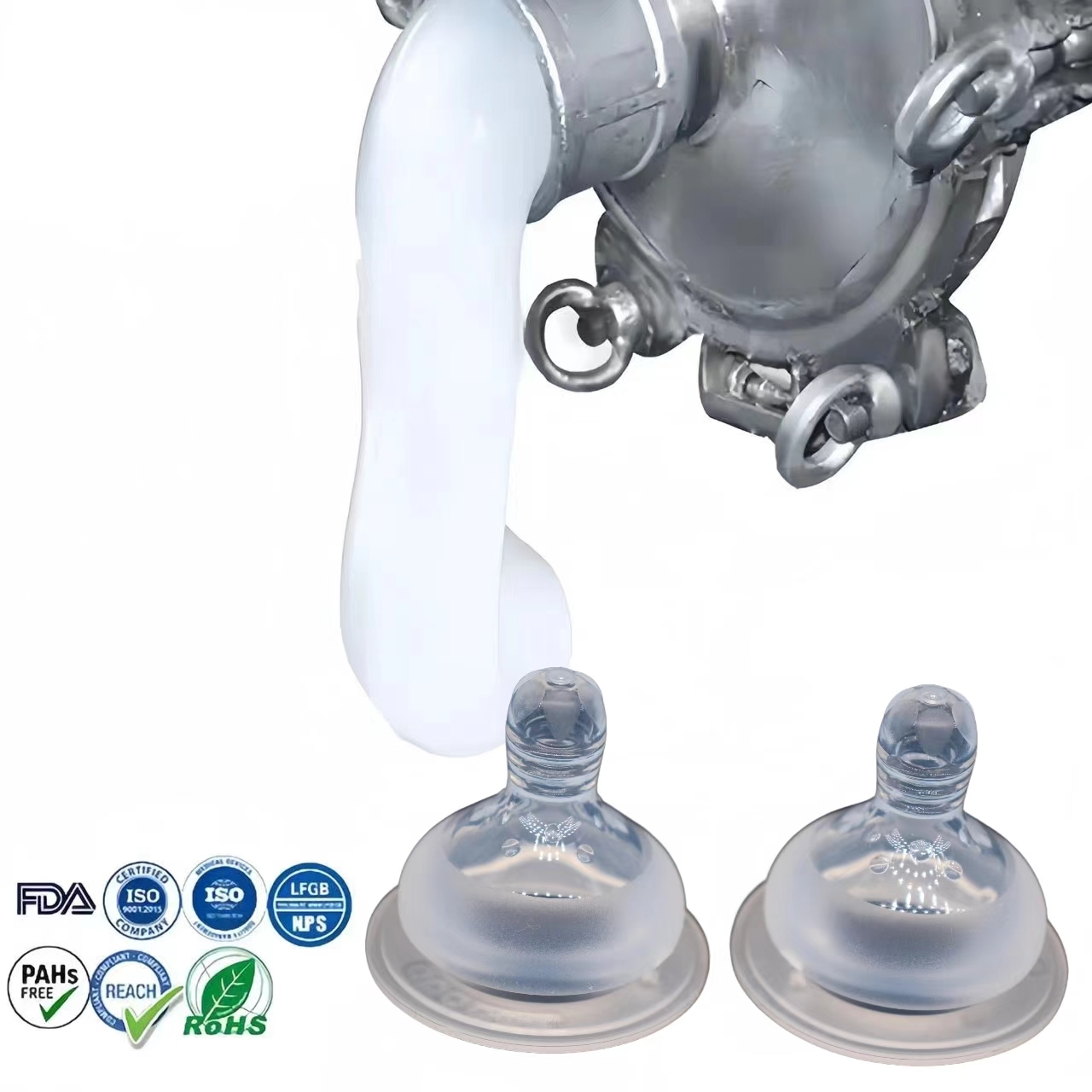 High Strength High Grade of Transparency ISO 9001:2015 Certified LSR ...